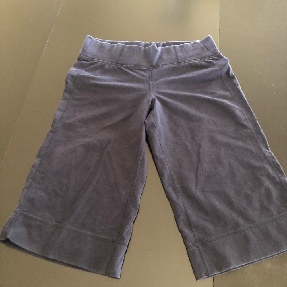 Lululemon Cropped Wide Leg Capri Sweats - Gem